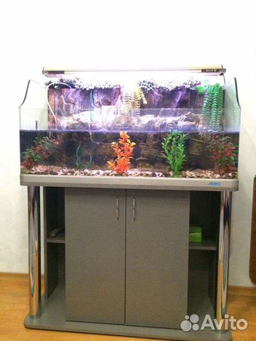 Аквариум терариум с тумбой